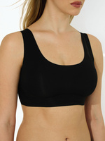 Топ-бра Женский Smelee бежевый, телесный, размер 75C, 80A Полиамид, Эластан Повседневный Съемные ...