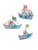 Набор для творчества оригами пираты Djeco - Floating boats купить на ...
