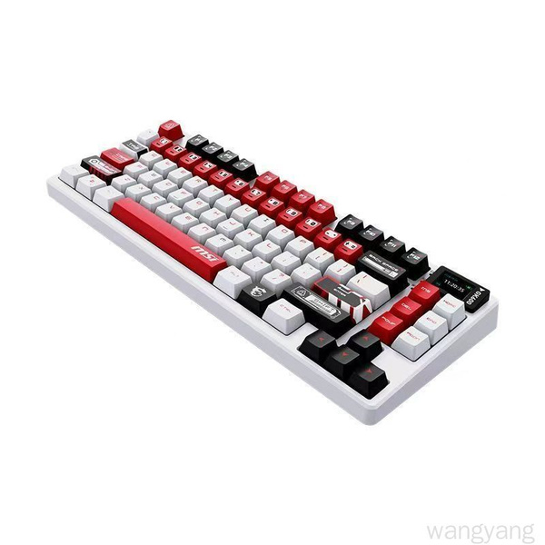 Игровая клавиатура беспроводная MSI FORGE GK600 W-Pale purple+Red ...