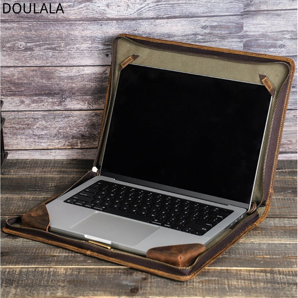 DOULALA Кожаный Чехол Для Ноутбука, Чехол Для MacBook Pro 16" A2141 , 15.4" A1707 A1990 A1398 ...