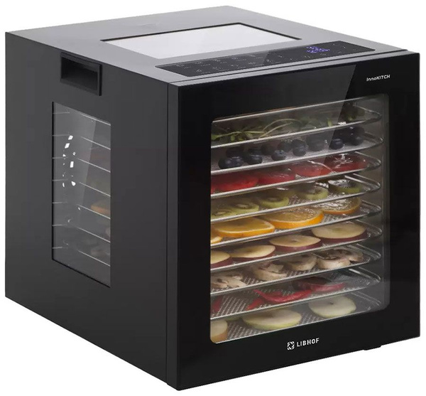 Сушилка для овощей и фруктов Libhof FDA-10, черный купить на OZON по низкой цене (2652031651)