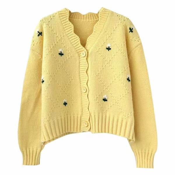 Кардиган Женский SYJYW желтый Лавсан, размер универсальный Другое Длинный Китай купить c ...