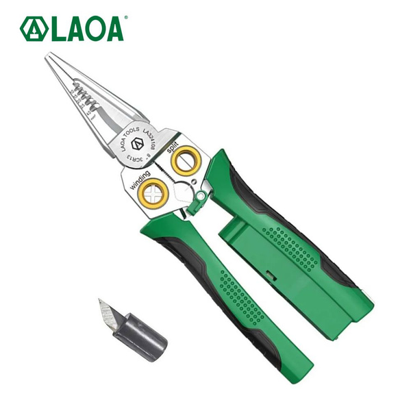 8 в 1 Многофункциональные комбинированные плоскогубцы пассатижи LAOA,c функцией измерения ...