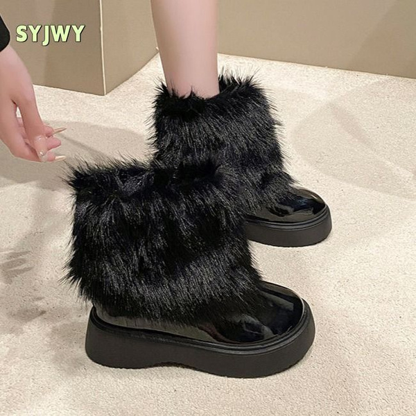 Сапоги Женский SYJWY унты, размер 40 черный Еврозима Кисточки Молния купить c доставкой на OZON ...