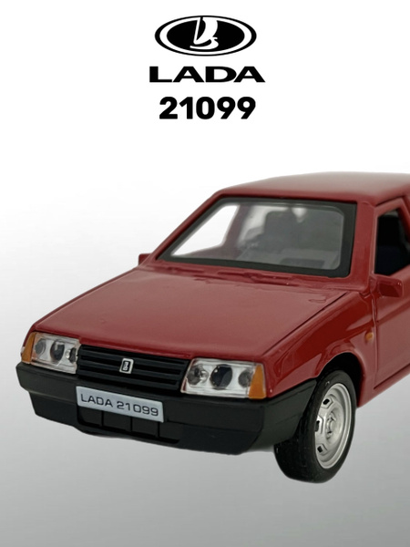 Машина металл LADA-21099 Спутник 12 см красная без коробки купить на ...