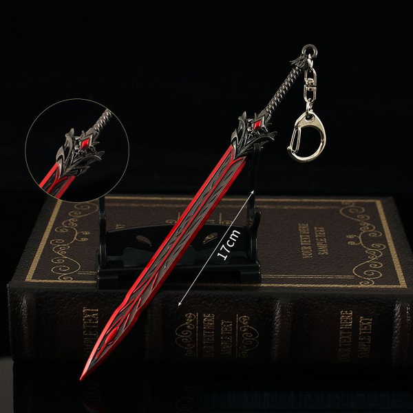Игра Naraka: Bladepoint, брелок с оружием, модель оружия, сплав, 17 CM ...