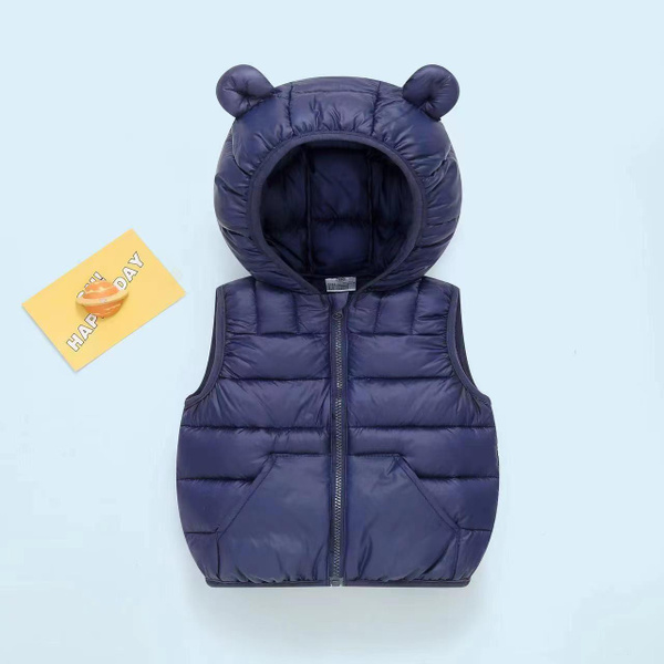 Жилет Мальчики, Девочки THANHDAT темно-синий, размер 98, 104 купить c доставкой на OZON по ...