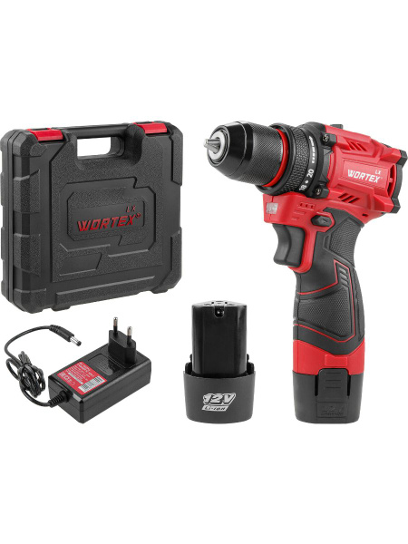 Дрель-шуруповерт аккумуляторная WORTEX LX BD 1220 DLi 12 В (1333699) купить на OZON по низкой ...