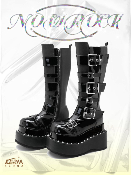 Высокая модель, Круглый нос Женский KERNA Микрофибра, Натуральная кожа Автоспорт, Бег, размер 38 ...