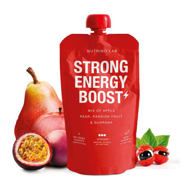 Nutrino Lab STRONG ENERGY BOOST Яблоко, груша, маракуйя & гуарана 180 ...