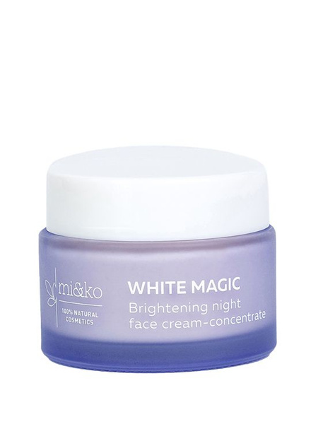 Отбеливающий ночной крем-концентрат для лица MiKo Whitening Night Cream ...