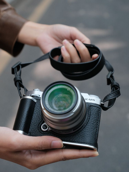 Сумка фотоаппарата из натуральной кожи чехол для Fujifilm XM5 купить на OZON по низкой цене ...