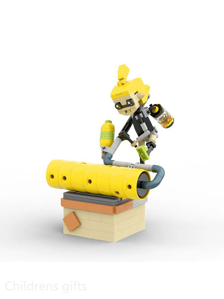 Splatoon Команда Yellow Jet Warrior совместима со строительными блоками ...