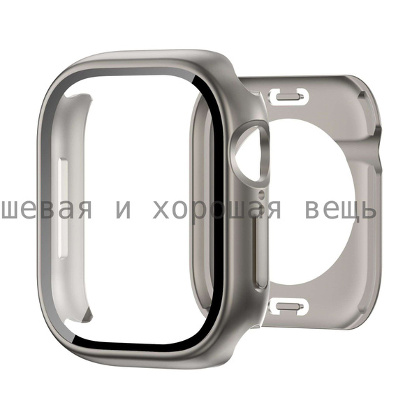 Чехол для Apple Watch Series 10 42мм с защитным экраном из закаленного ...