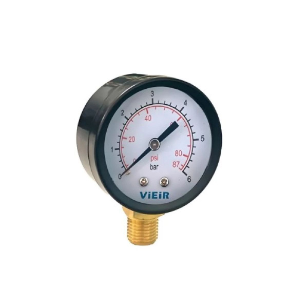 VIEIR Манометр радиальный 6 бар 1/4" YLA6 купить на OZON по низкой цене (3068659964)