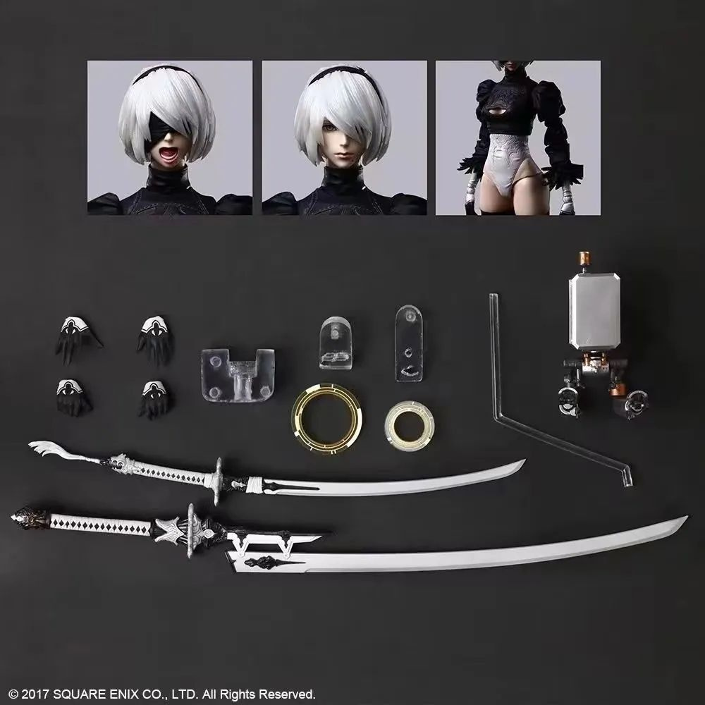 Персонажи аниме / Nier Mechanical Era Miss 2B Fully Articulated Action ...