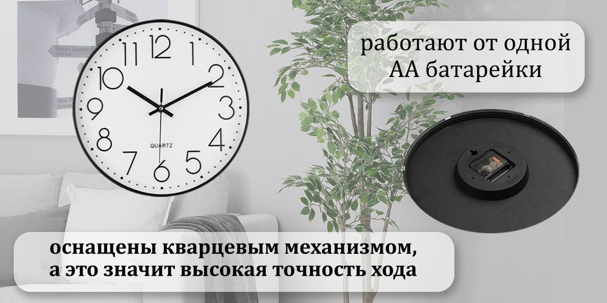 Часы настенные бесшумные интерьерные Losso Premium CW-30 желтые купить ...