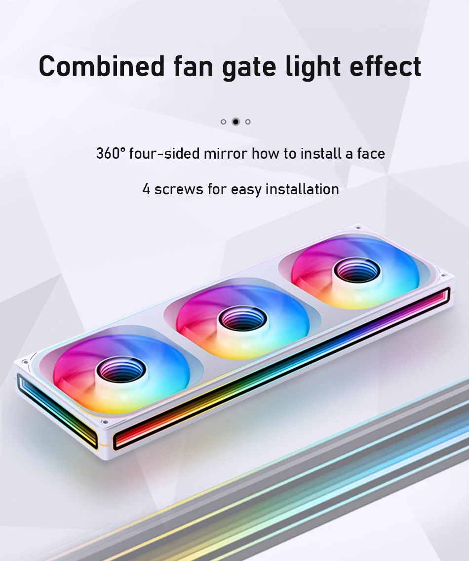 JONSBO ZB-120/240/360 Вентилятор для охлаждения компьютера Building ...