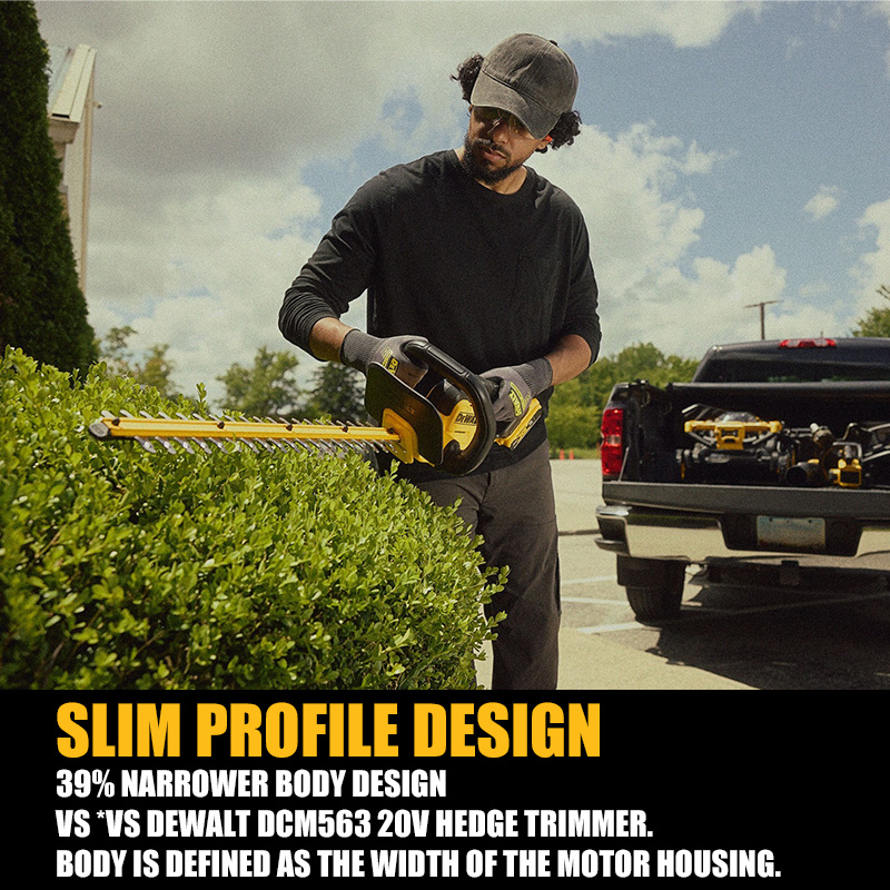 DEWALT DCMHT564 Аккумуляторный триммер для живой изгороди 20 В XR 55 см ...