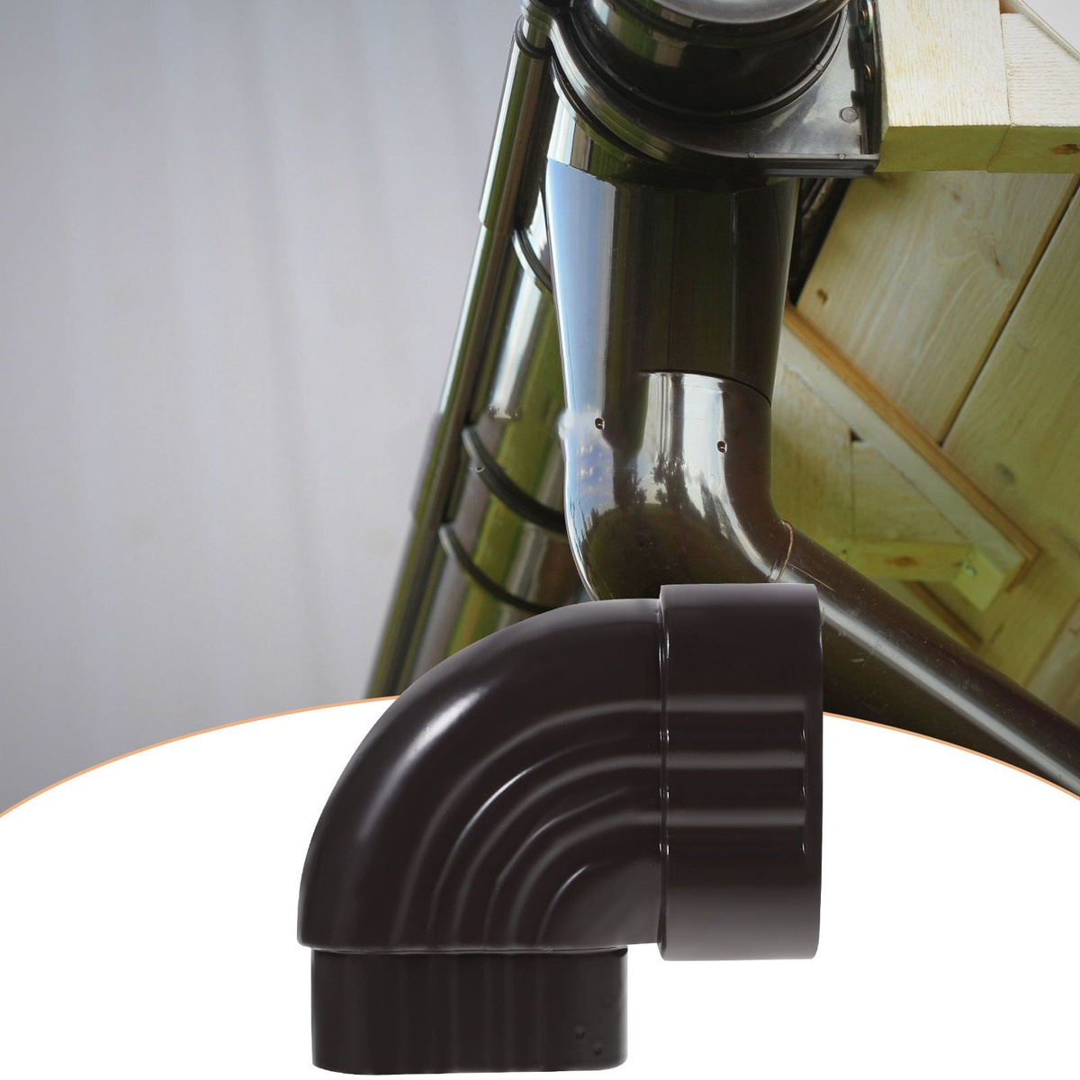 Алюминиевый уголок для водосточной трубы 90 градусов купить на OZON по низкой цене (2906146882)