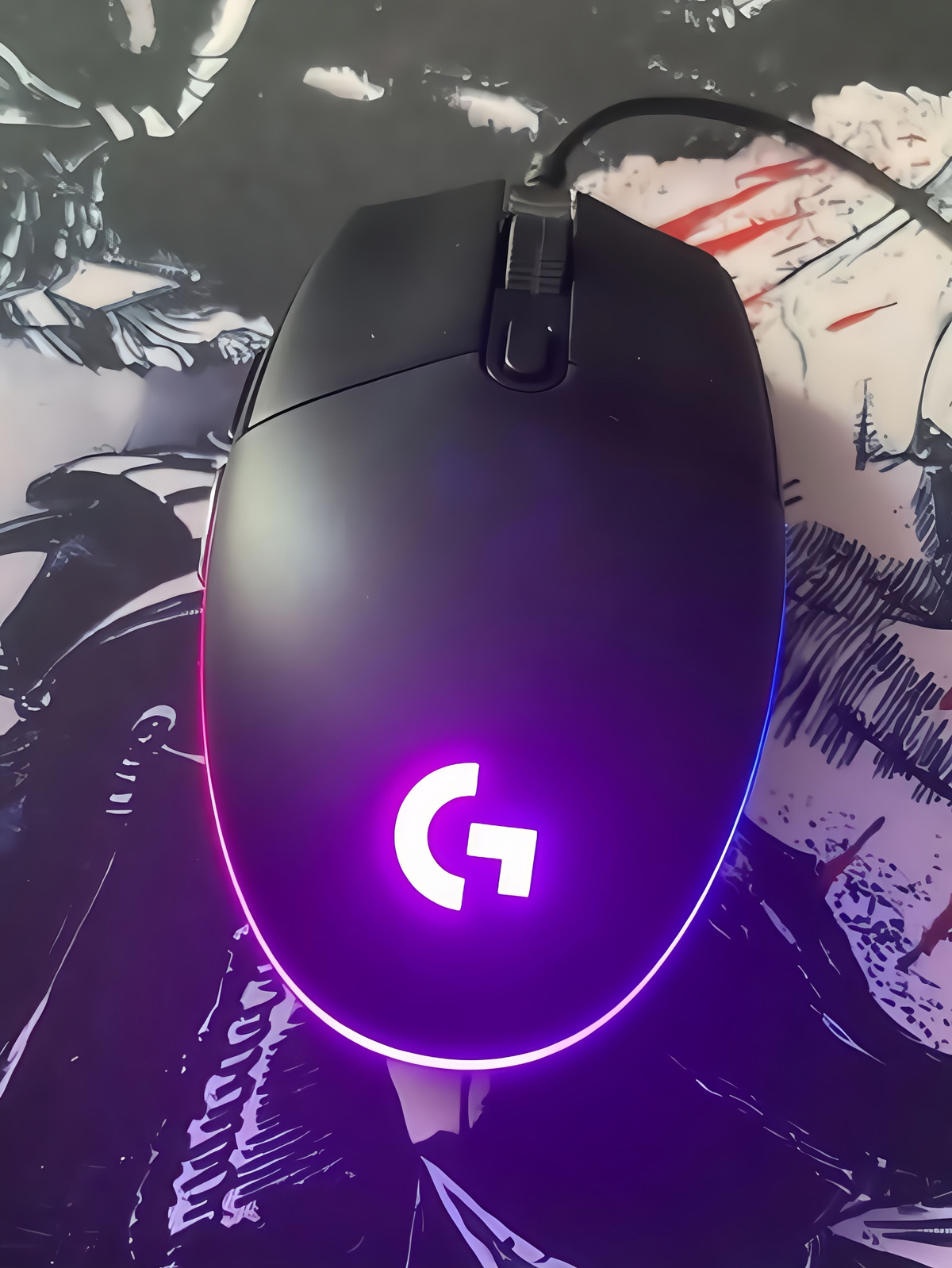 Игровая мышь проводная Logitech G проводная Logitech G102, проводная, оптическая, 8000 DPI ...