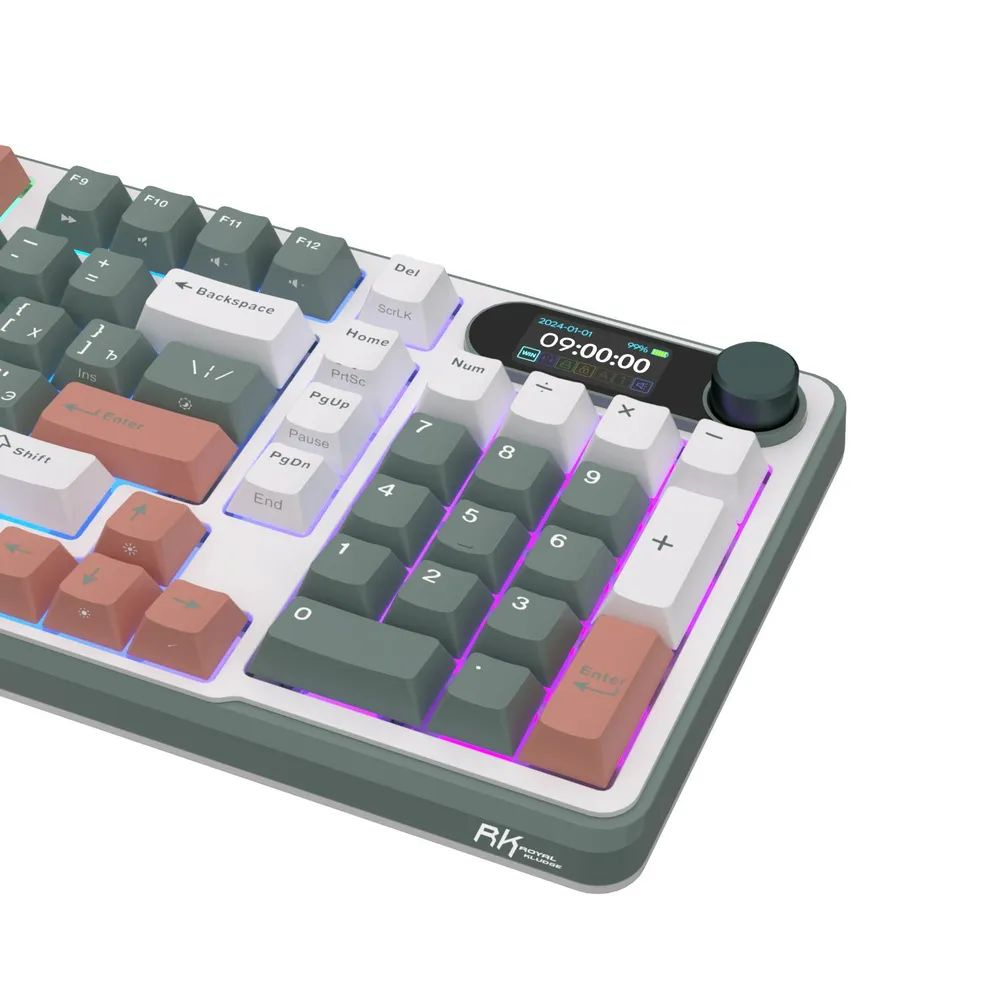 RK Royal Kludge Клавиатура беспроводная Royal Kludge RK-S98 RGB Light ...