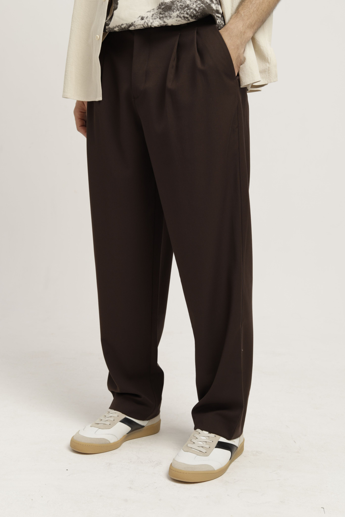 Брюки Мужской BLACK MOTTE широкие черный Офисный/школьный, размер 50 Липучки оверсайз На любой ...