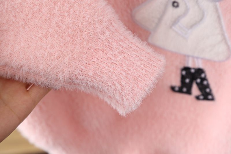 Свитер Девочки MOOCIE пастельно-розовый Нейлон, Полиэстер, размер 150 Длинный Китай купить c ...