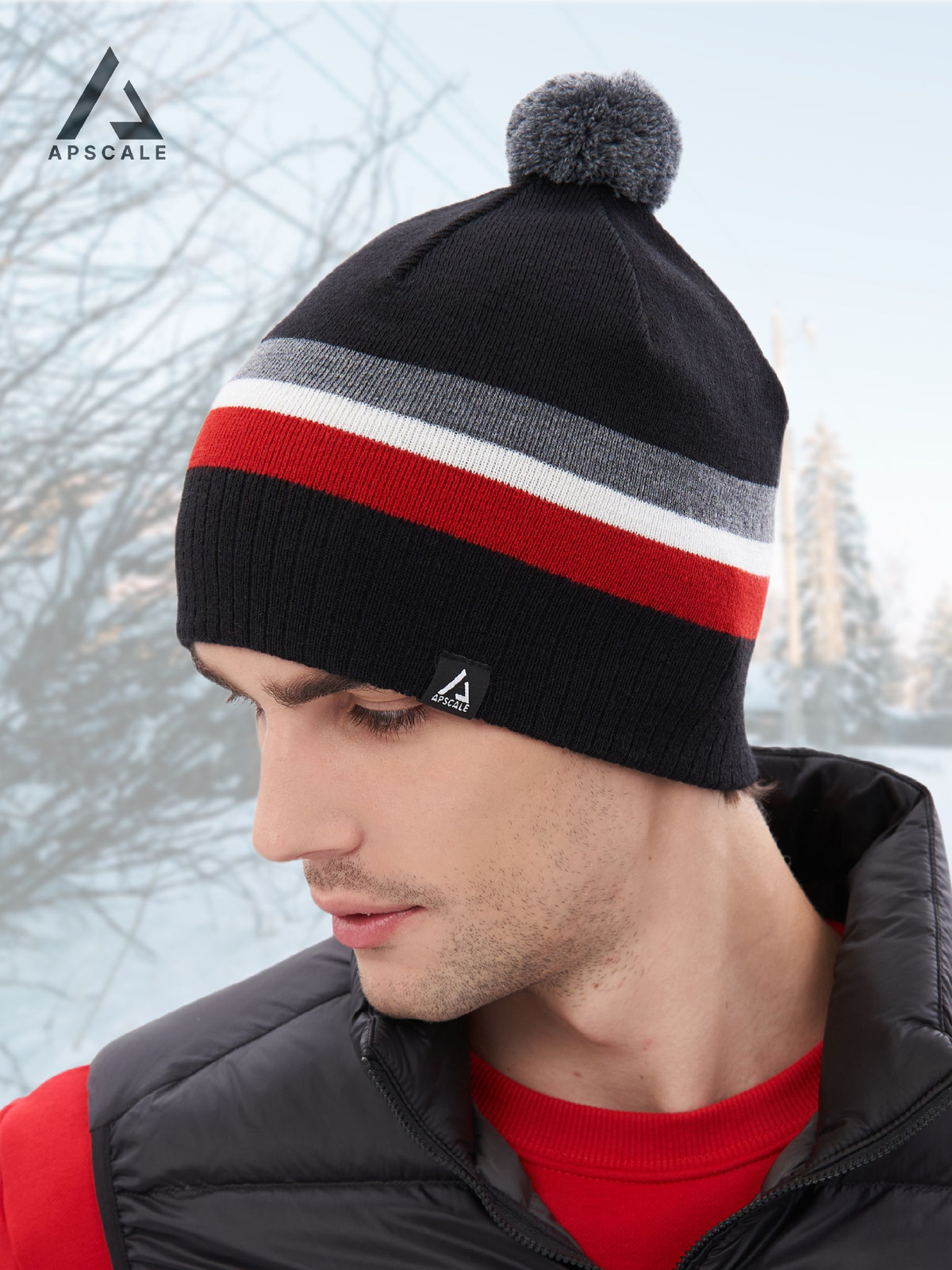 Шапка с помпоном Apscale Urge Pom спортивная купить на OZON по низкой ...