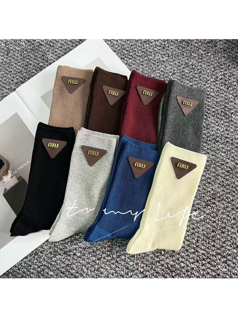 Носки Женский размер универсальный Стрейч коттон Бег На любой сезон радикальный красный Китай