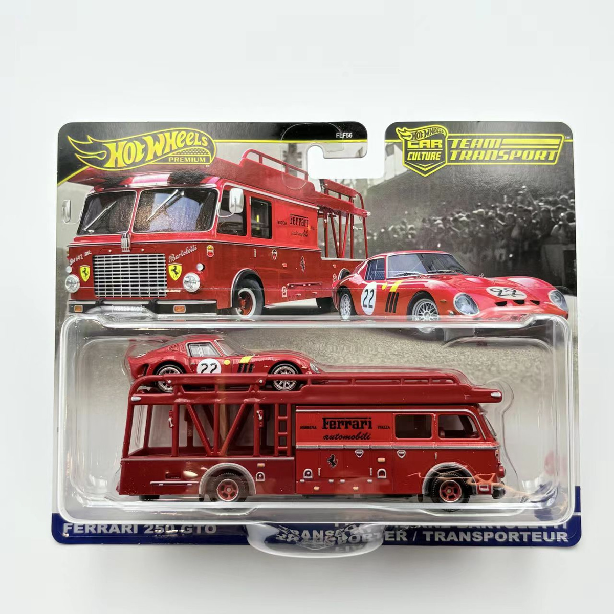 Машинка Team Transport FLF56 Ferrari 250 GTO & Fiat 642 RN2 Bartoletti ...