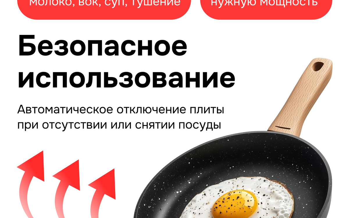 Индукционная настольная плита BQ-HP101W_ob_MSgg, черный, черно-серый ...