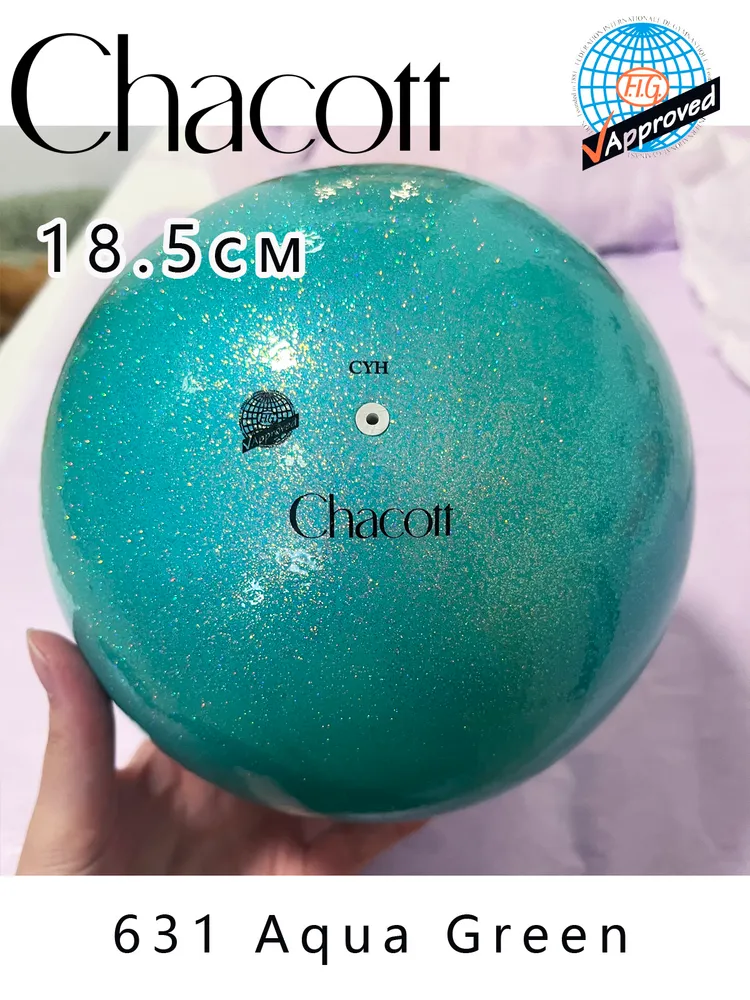 Мяч Chacott Prism Ball 18.5 см FIG Сертифицирована 631 Aqua Green ...