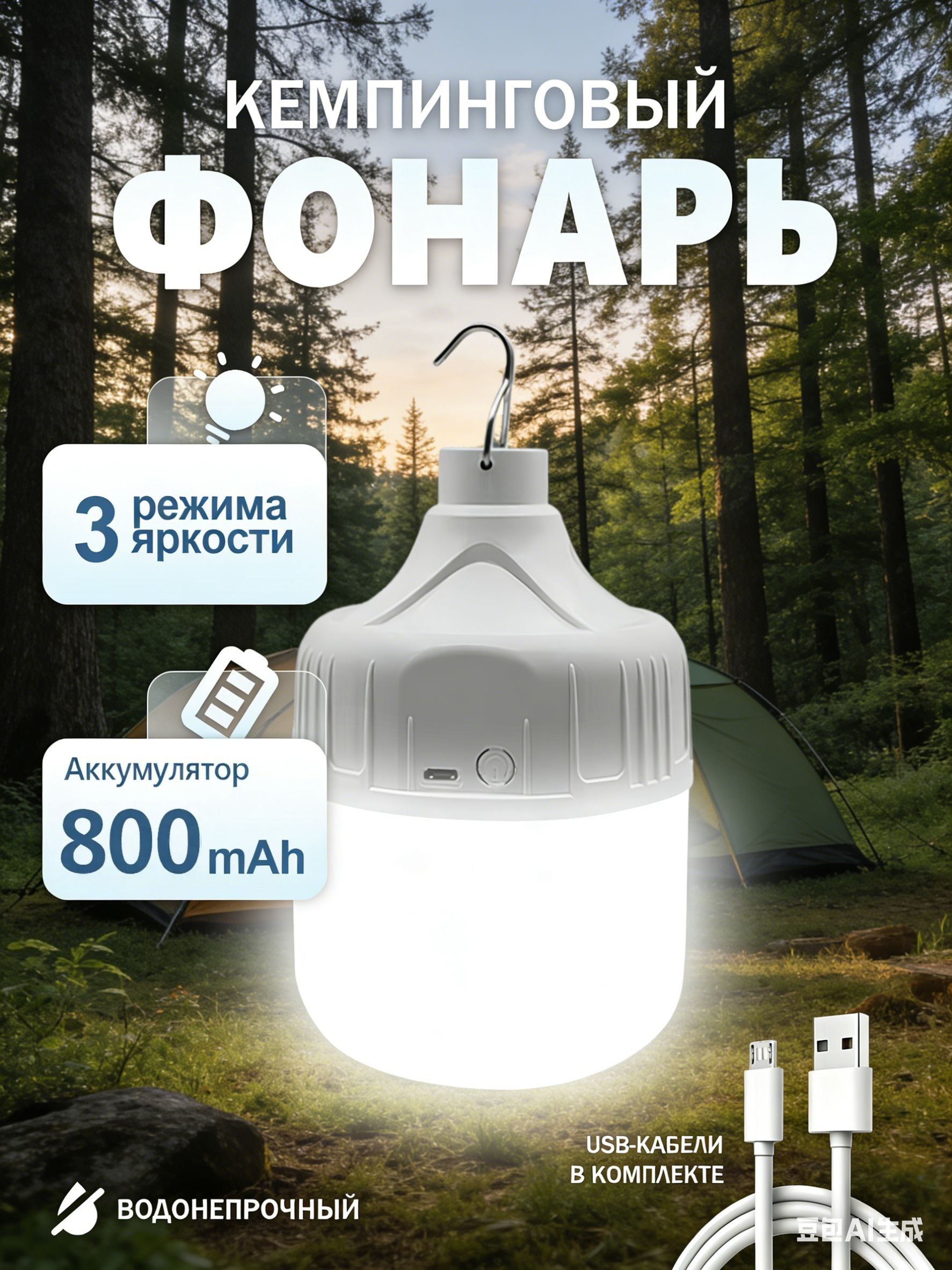 Фонарь-прожектор купить на OZON по низкой цене (4190458188)