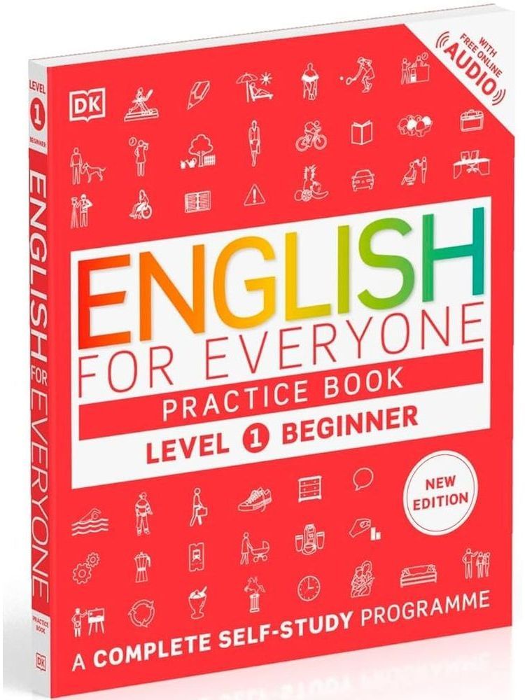 English for Everyone Level 1 Beginner Practice Book with Audio практика ...