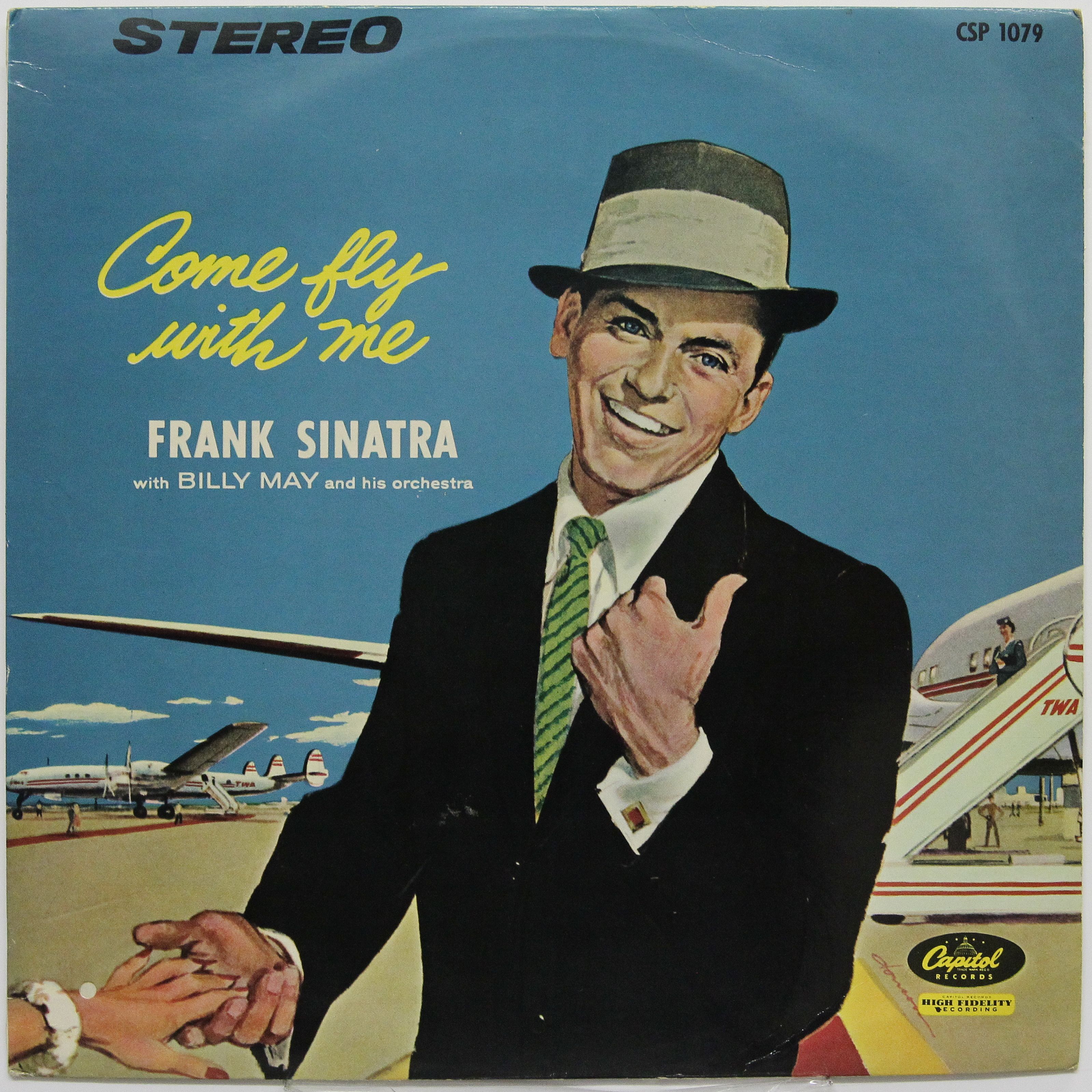 Frank Sinatra - Come Fly With Me, RED LP (EX, 1961г.) Japan, Синатра ...