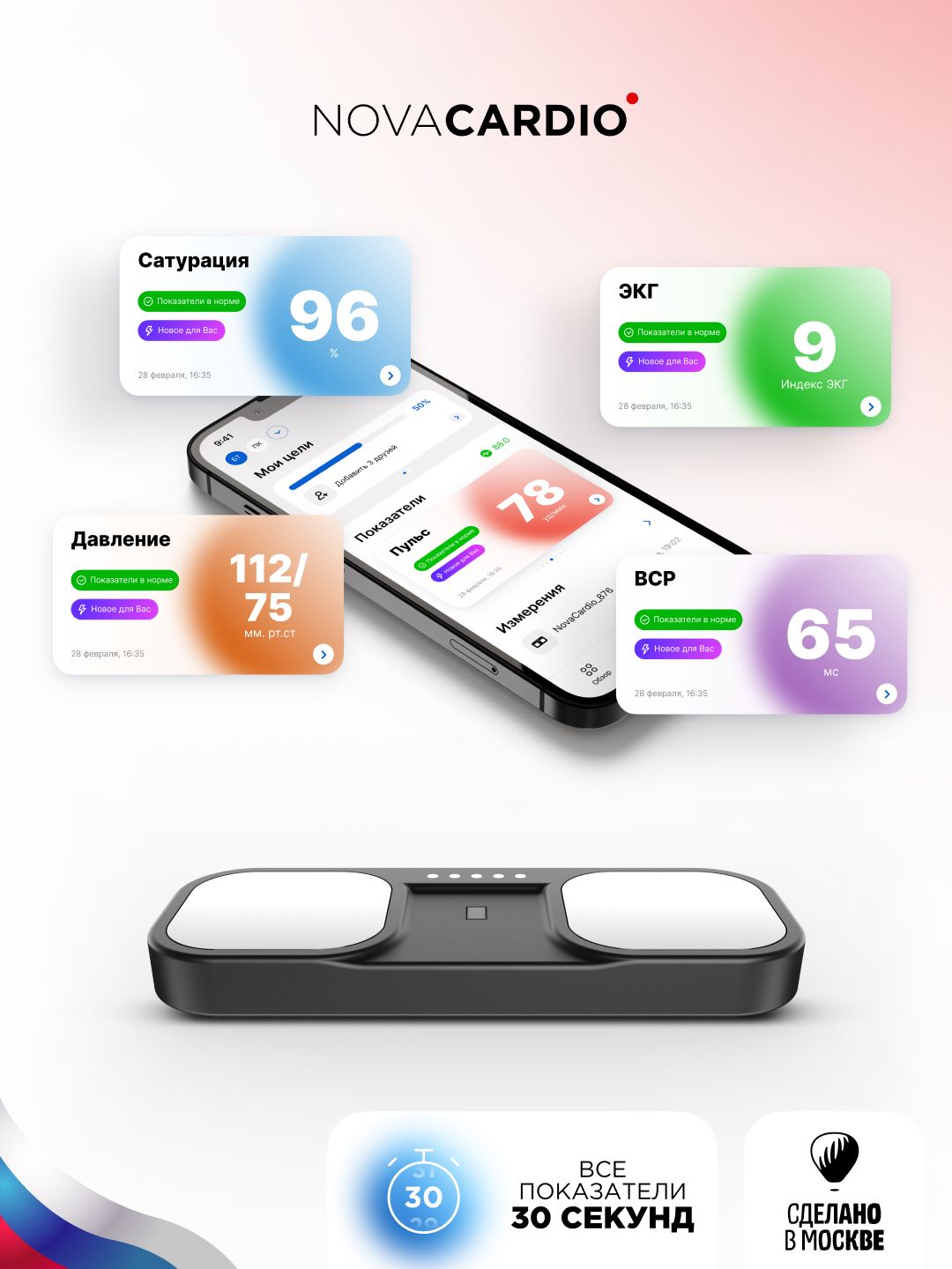 Вопросы и ответы о Кардиомонитор Nova Cardio: кардиокарта, трекер ...