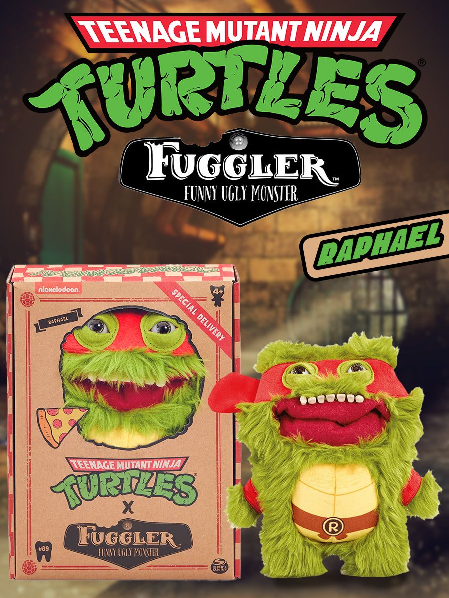 подростки мутанты ниндзя черепашки Spin Master Fuggler TMNT Raphael ...