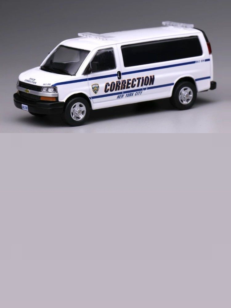 Машинка металлическая модель 596 1:64 Chevrolet Correction LA-PD Van ...