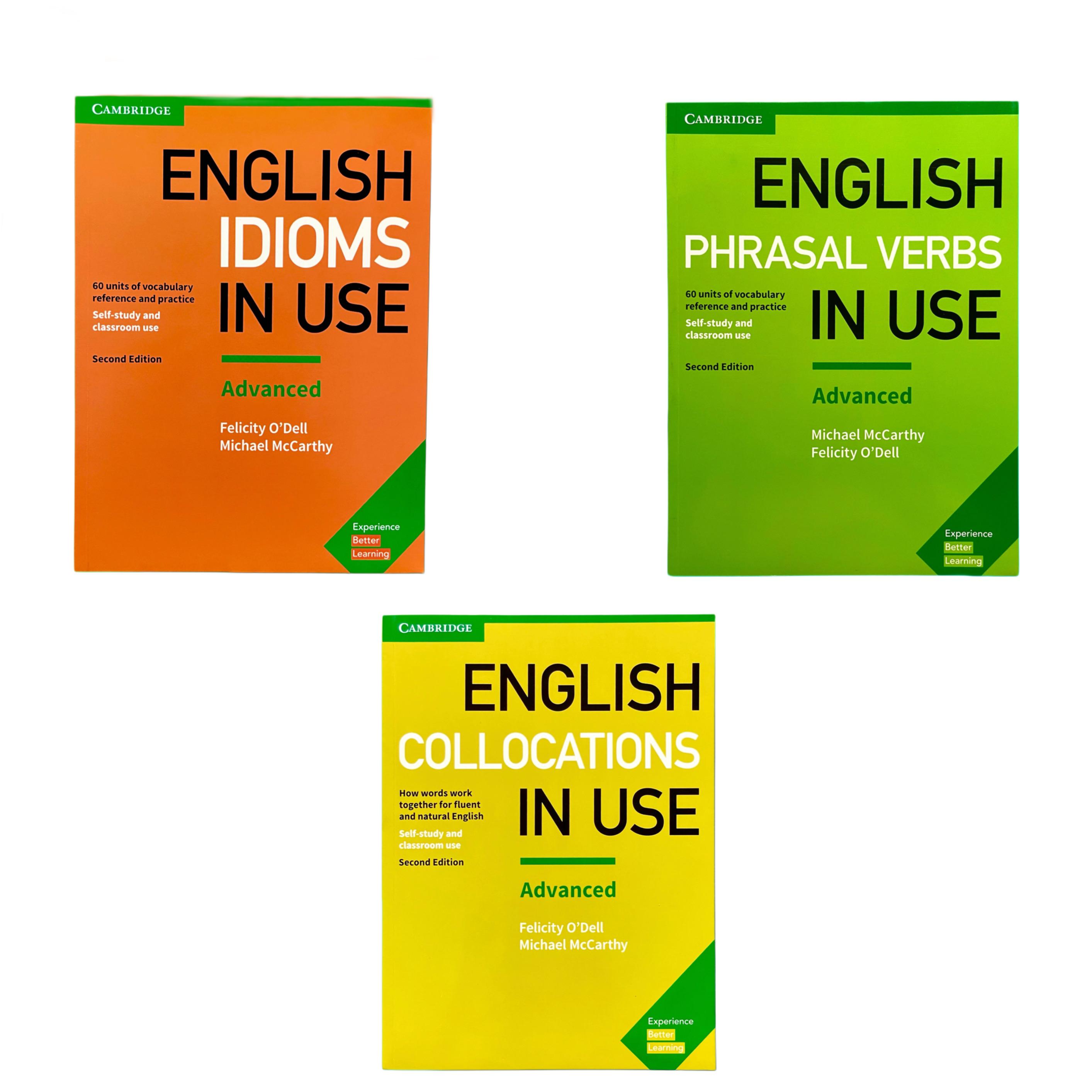 Комплект English Idioms, Phrasal verbs, Collocations in use Advanced ...