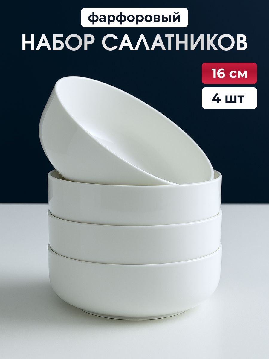 Набор тарелок KEEP MASTER, Фарфор, диаметр 16 см купить c доставкой на ...