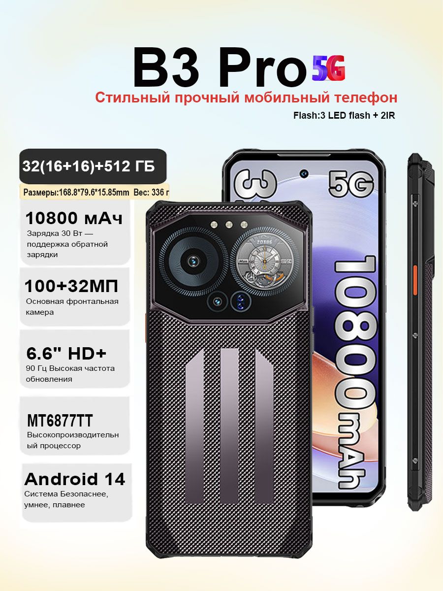 Смартфон IIIF150 B3 Pro 512 ГБ Фиолетовый 6.6 B3 Pro купить c доставкой ...