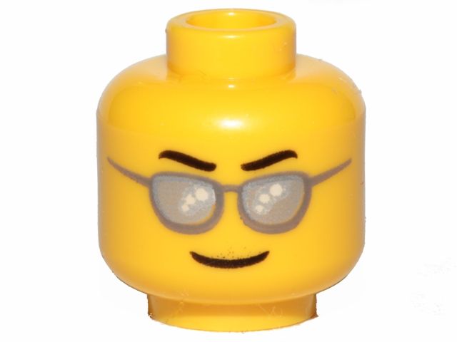 Деталь Lego 3626pb303 Yellow version U,62623 купить на OZON по низкой ...