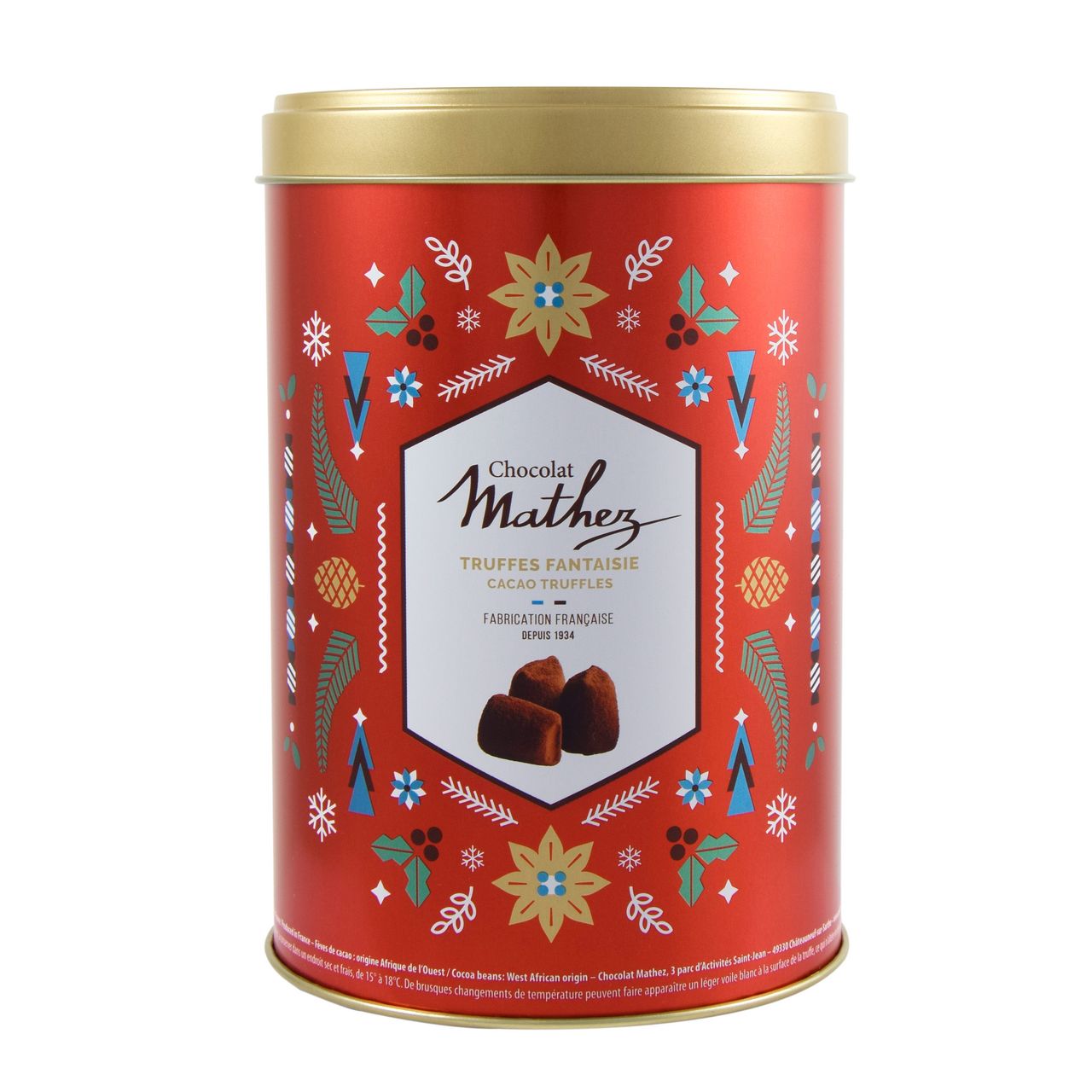 Набор шоколадных конфет Mathez Chocolate Christmas Трюфель, 500г купить ...