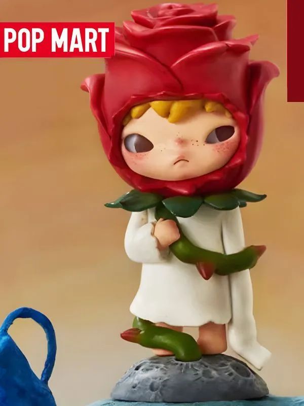 Коллекционная фигурка POP MART Hirono The Rose из серии Le Petit Prince ...