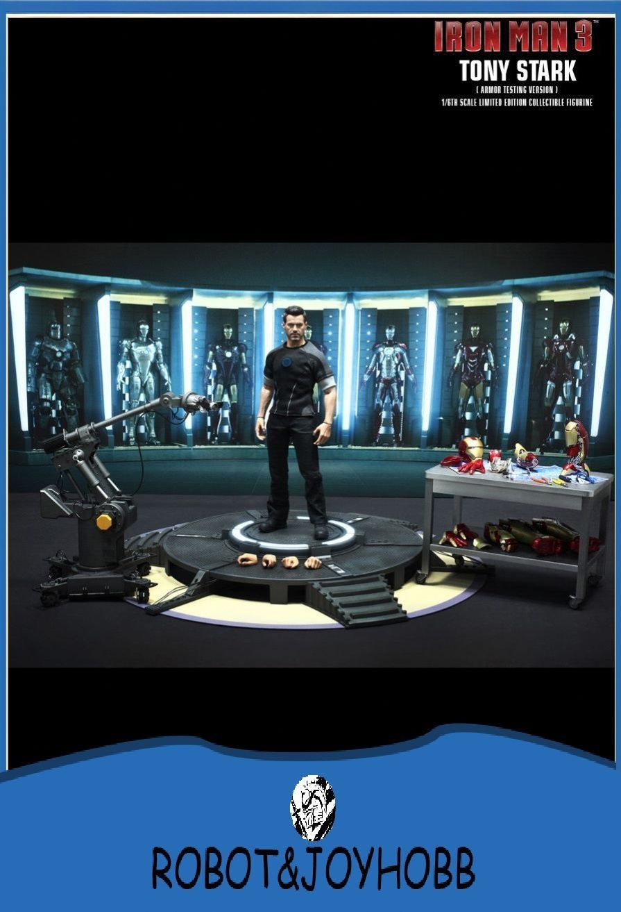 Эксклюзивная модель 1/6 Tony Stark от Hot Toys, версия Armor Testing из ...