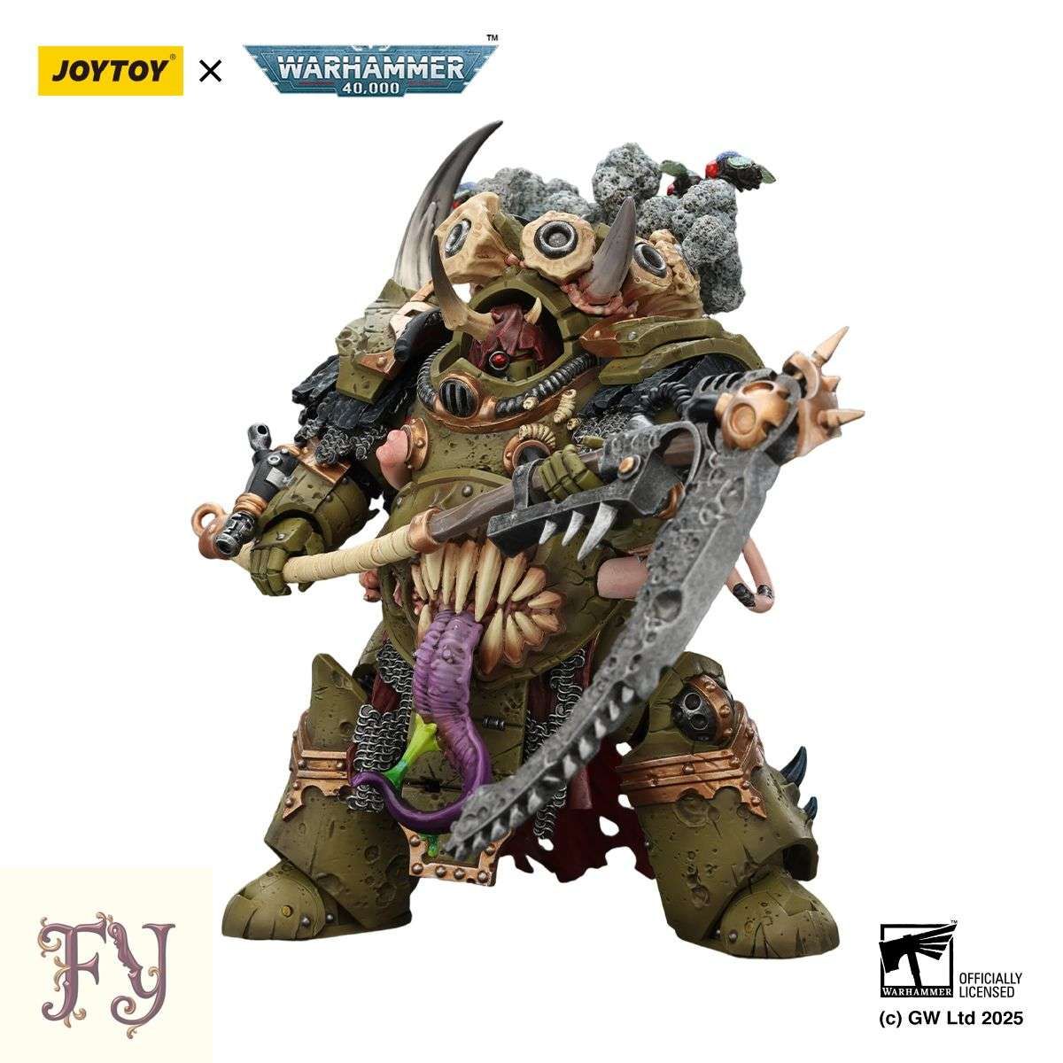Подвижная фигурка JOYTOY Warhammer Death Guard Deathshroud Terminator ...