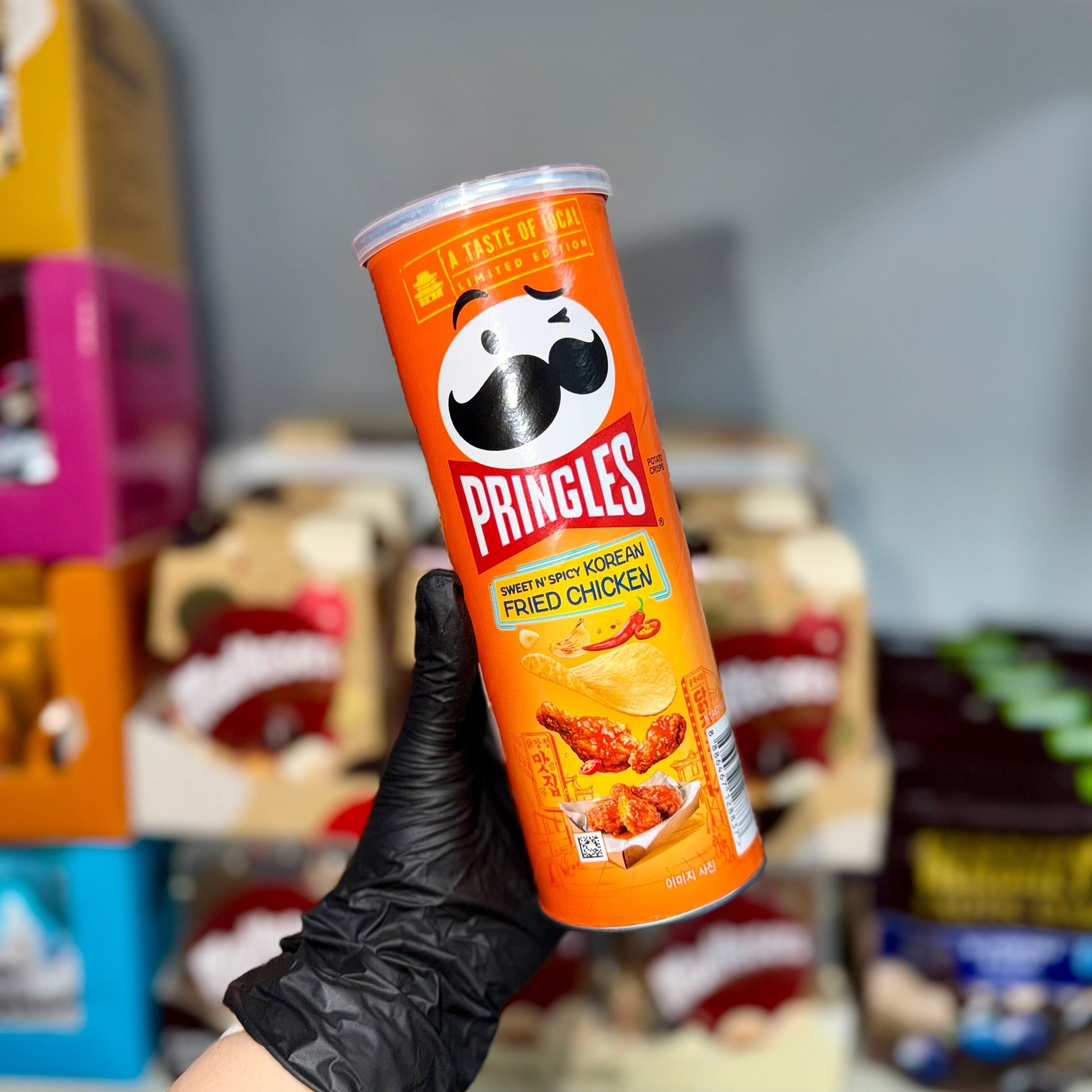 Чипсы Pringles Sweet&Spicy Korean Fried Chicken/Принглс Пряная жареная ...