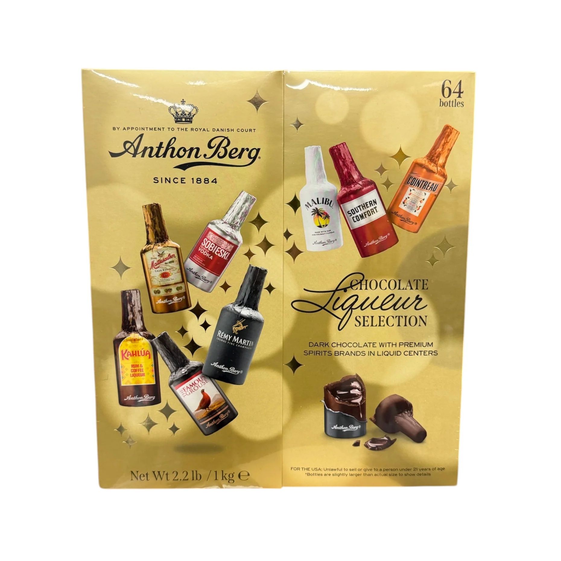 Конфеты Anthon Berg Liquor Filled Dark Chocolates Gift Box, 1кг купить ...