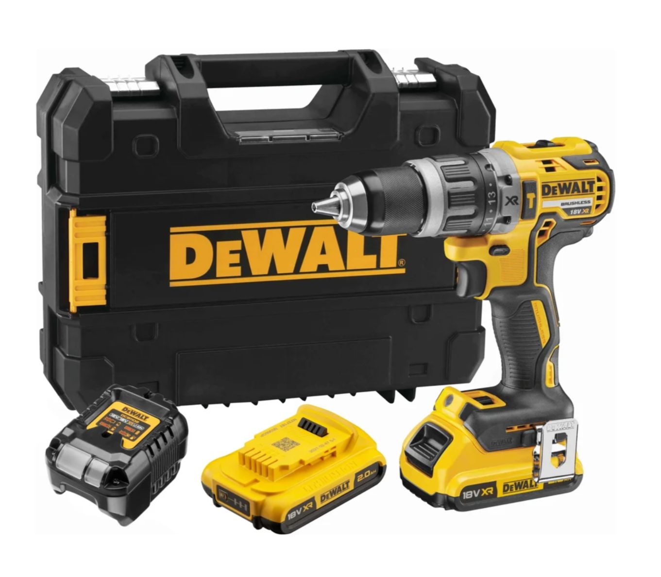 Бесщеточная ударная дрель-шуруповерт DEWALT DCD796D2 DCD796D2-QW купить ...